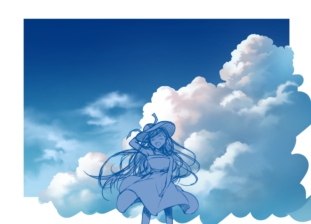 Art制作ドキュメント：雲と夏と君と僕 | 2DCG PlaNetStudio BLOG | C&R Creative Studios